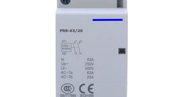 Contacteur modulaire 2P 63A PR8-63/20