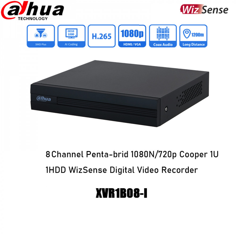 ENREGISTREUR VIDEO DVR (XVR) DAHUA 8 CANAUX 1080P PENTA-BRID COOPER DH ...