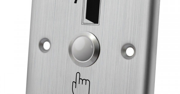 Bouton de sortie de porte en acier inoxydable